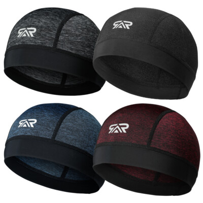 Moisture Sweat Wicking Cooling Bald Dome Skull Cap Helmet Liner Sport ...