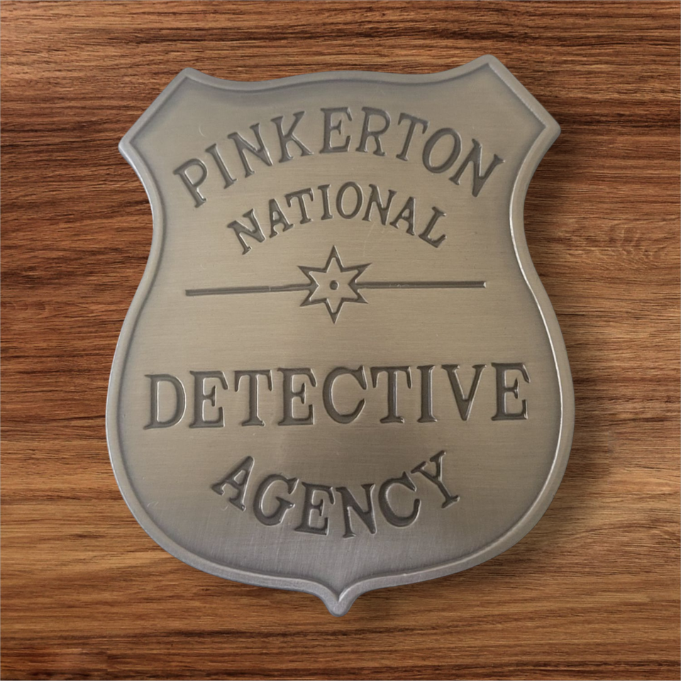 Western Badge Texas Rangers Tombstone Sheriff Pinkerton Detective Pin Gift Set | eBay