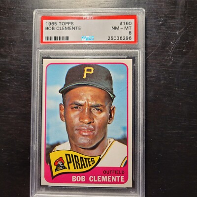 1965 Topps #160 Roberto Clemente PSA 8 | eBay