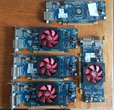 Job Lot of 5 x AMD Model C264 ATI-102-C26405 Graphics Cards | Spares ...