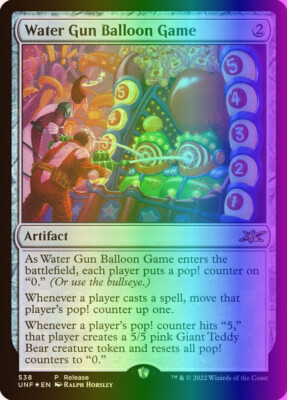 MTG Magic the Gathering Water Gun Balloon Game (538/689) Unfinity LP ...
