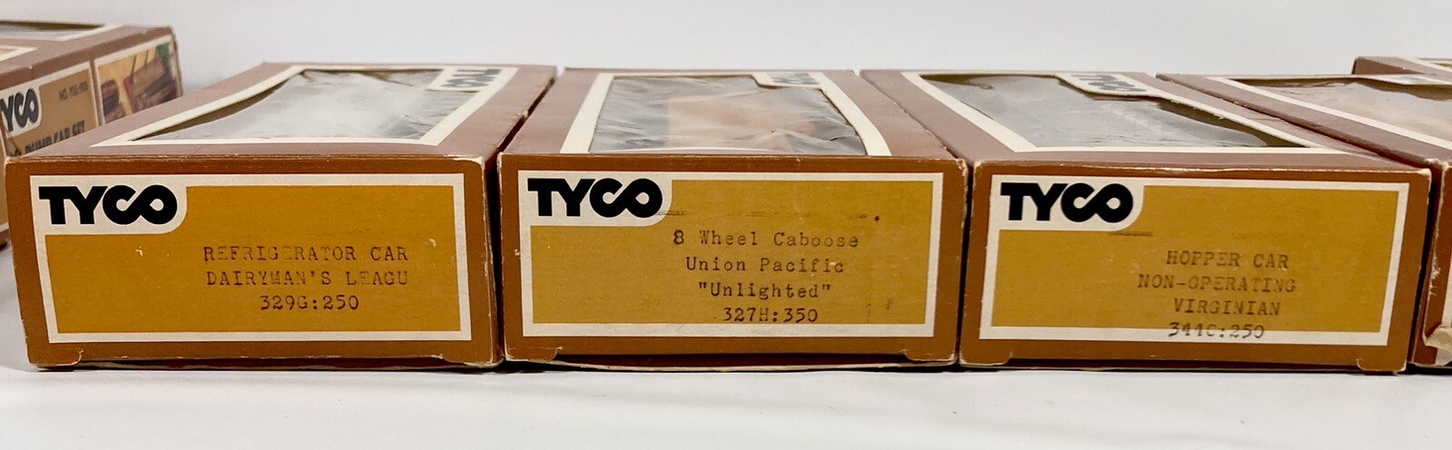 LOT HO Tyco Atlas Track Train Log Dump Autoloader Piggyback Car Set ...