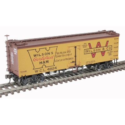 Atlas Model 20007203 HO Scale Wilson Packing Certified Ham 36' Wood ...