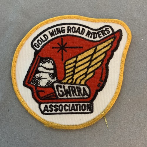 GOLD WING RIDERS GWRRA ASSOCIATION PATCH Red helmet | eBay