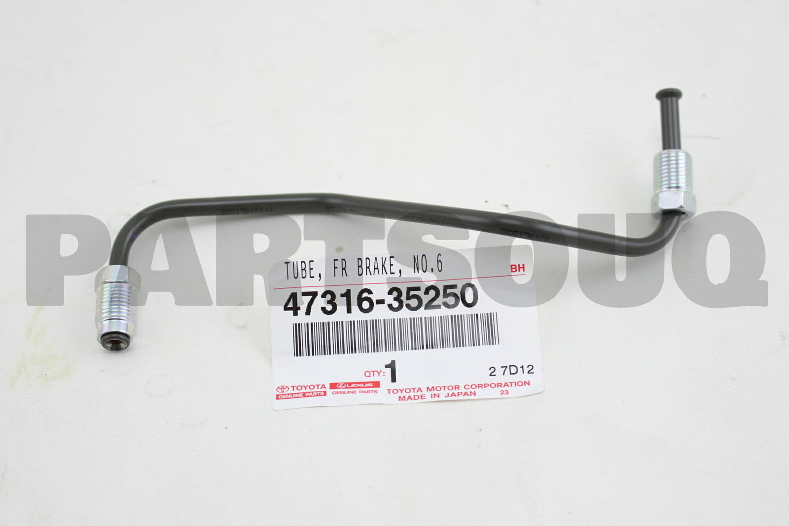 4731635250 Genuine Toyota TUBE, FRONT BRAKE, NO.6 47316-35250 | eBay ...