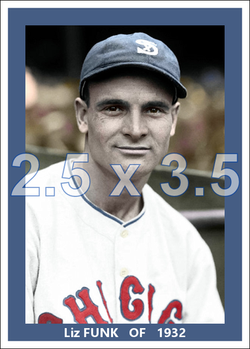 Liz Funk - 1932 Chicago White Sox - choose a style - colorized print | eBay