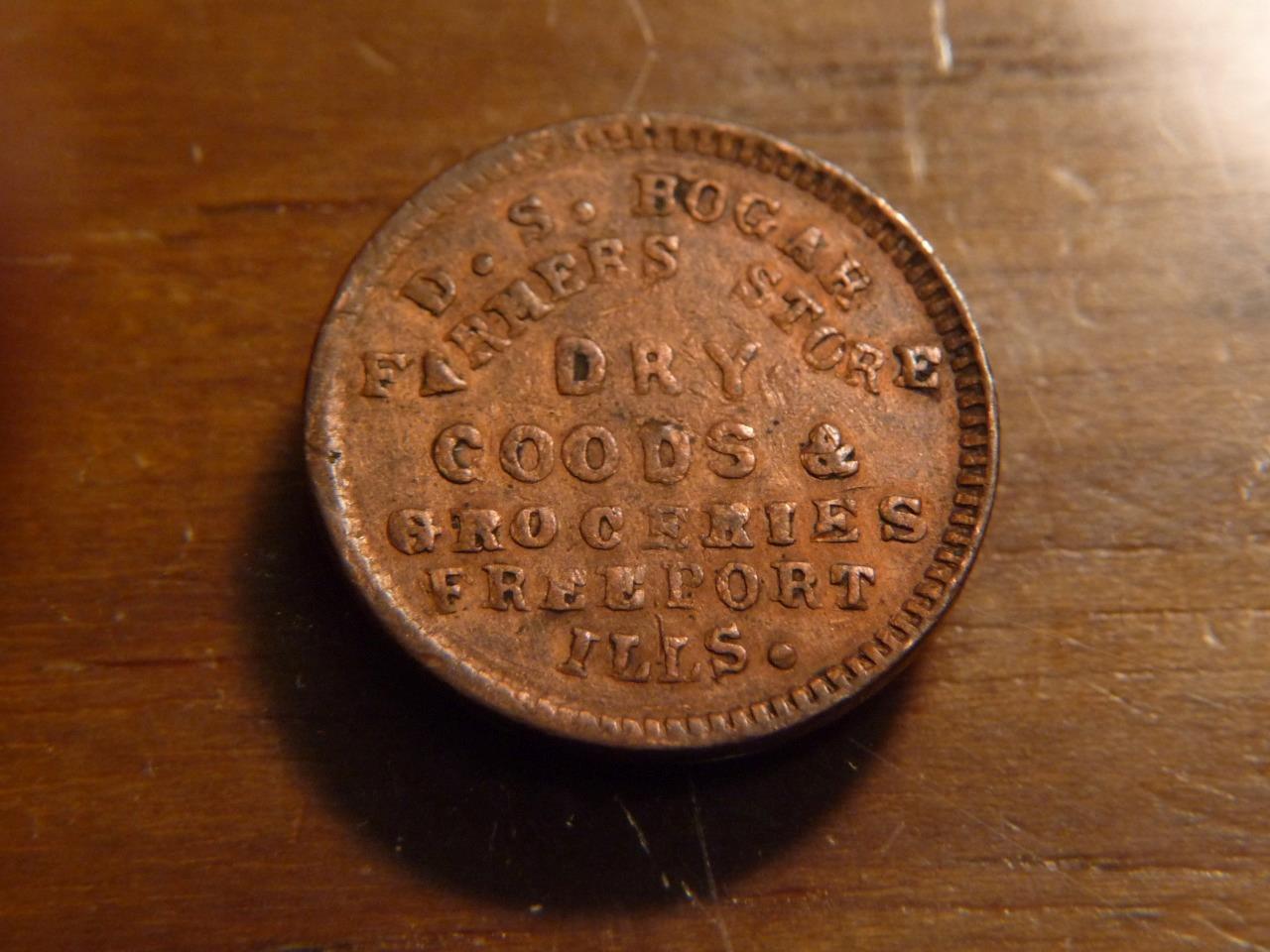 D.S. Bogah Dry Good, Groceries Freeport Illinois Cleaned Circulated SKU ...