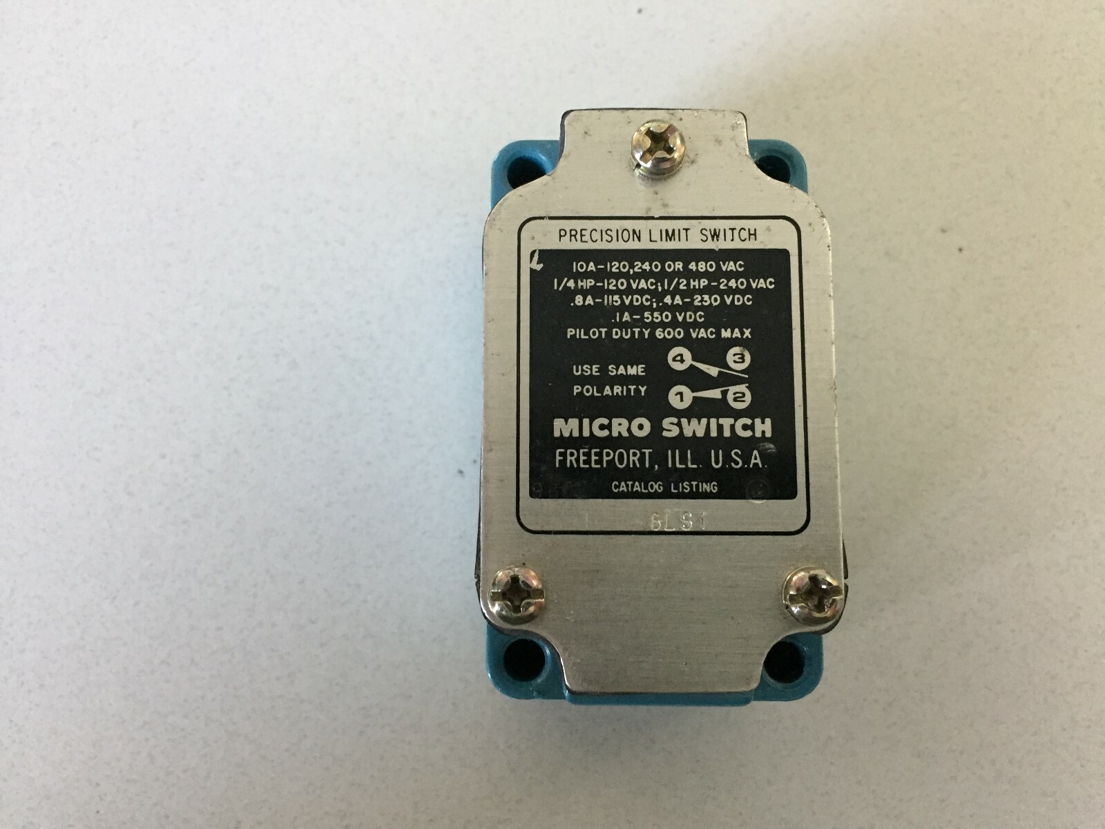 MICRO SWITCH 8LS1 LIMIT SWITCH BODY | eBay