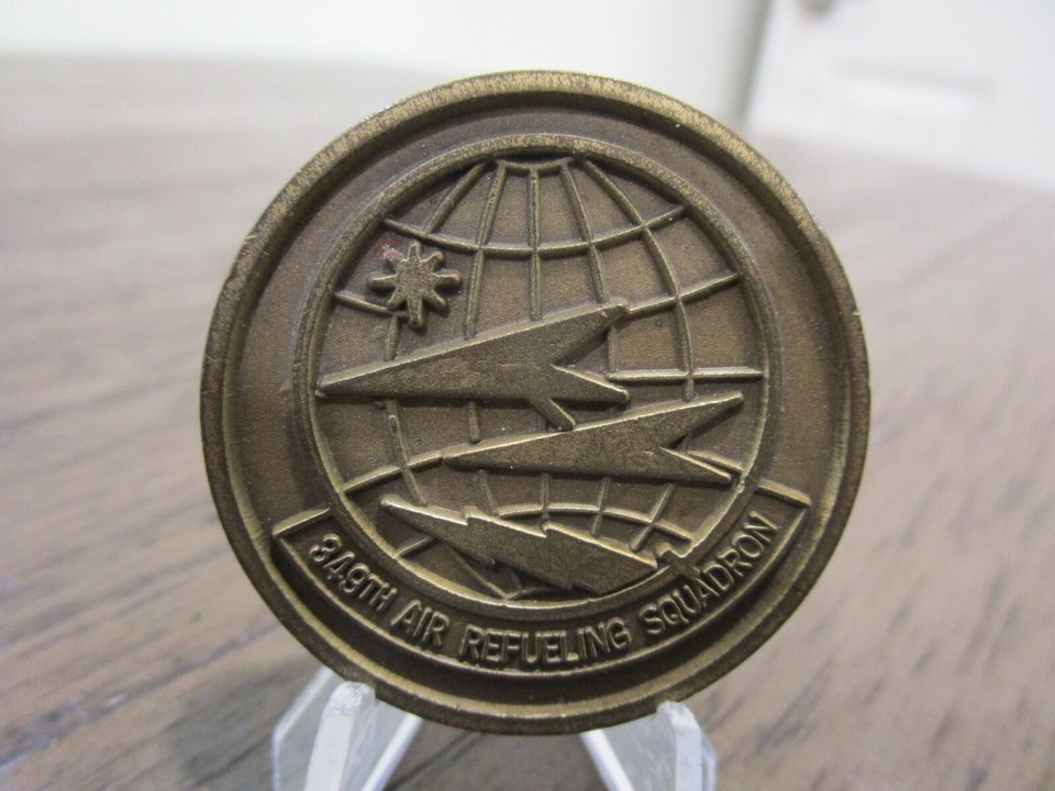 USAF 349th Air Refueling Squadron NKAWTG Global Air Lift Challenge Coin ...