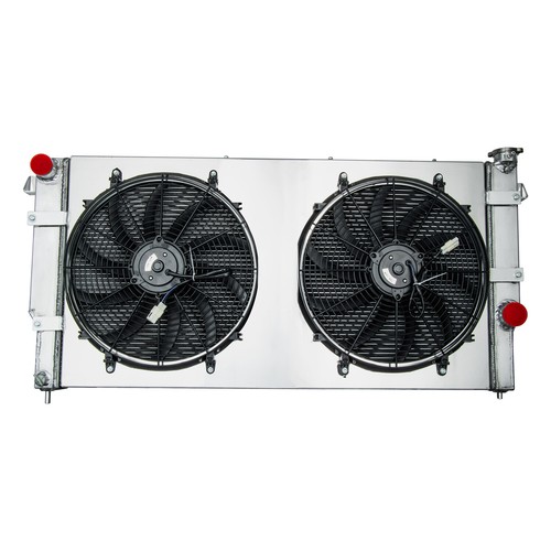CU1553 4 ROW Radiator+Shroud Fan For 1994-2002 Dodge Ram 2500 3500 5.9L ...