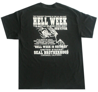 U.S. Seal Brotherhood Hell Week T-Shirt Buds Special Forces Patriotic ...