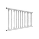 Veranda Williamsburg Rail Kit Vinyl White 6' x 36" Porch Patio without ...