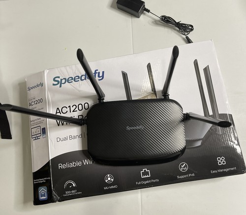 Speedefy AC1200 WiFi Router K4 Dual Band Gigabit | eBay