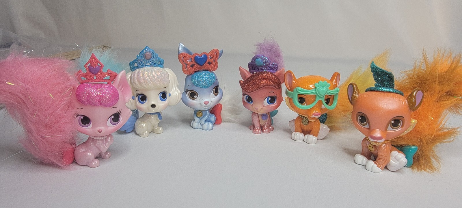 Lot Of 6 Disney Palace Pets Furry Tail Friends, Excellent Condition ...