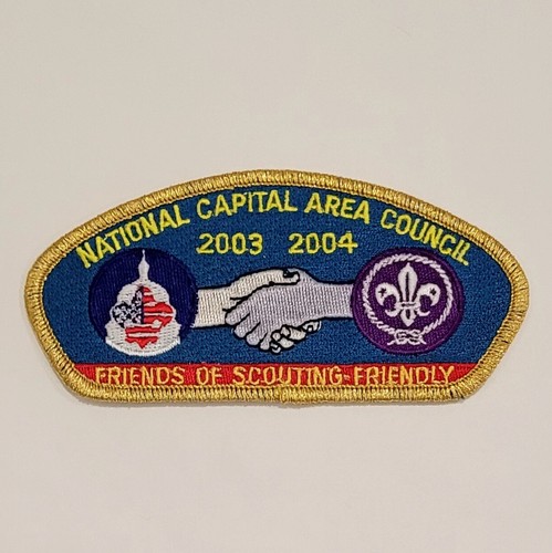 2003-2004 National Capital Area Council FOS Shoulder Patch CSP Scouts ...