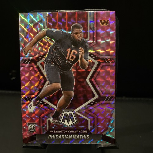 2022 Panini Mosaic Pink Prizm Phidarian Mathis Rookie Card #389 NFL ...