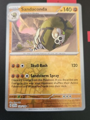 Sandaconda Scarlet Violet 120/198 NM Reverse Holo Pokémon TCG Card | eBay