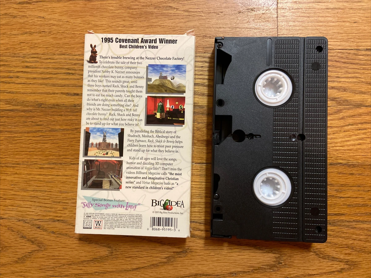 Veggietales Rack Shack And Benny Vhs Ebay