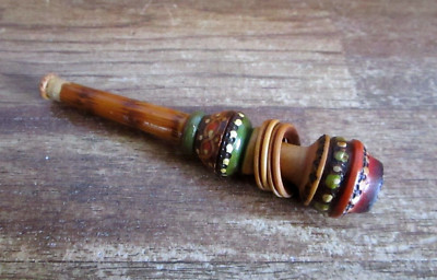Miniature Handcarved Painted Mexican Dancing Rattle | eBay