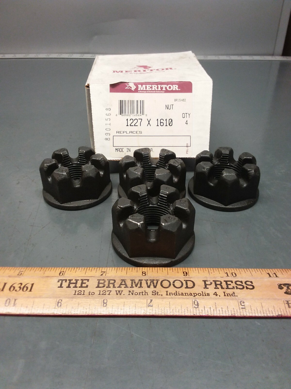 4/PACK of Genuine Meritor Tie Rod Arm Nuts 1227X1610. FREE SHIPPING | eBay