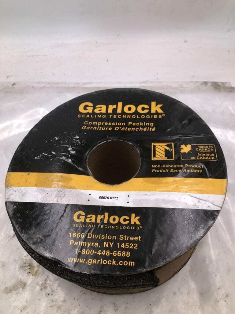 Garlock 5450 Thermo-Sil/Fiberglass 1" Lattice Braid Compression Packing ...