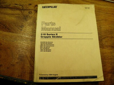 Manuals & Books - Caterpillar 518 Skidder