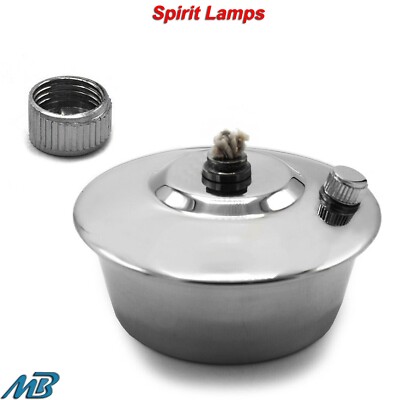 Alcohol Bunsen Burner Spirit Lamp Ethyl Flame Heating Lab Instruments ...