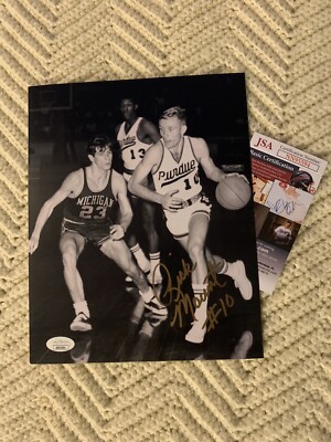 Rick Mount Signed 8 X 10 Photo Purdue Indiana Pacers JSA Authentication ...