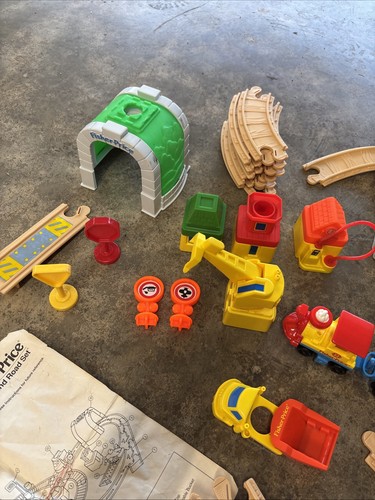Fisher Price Flip Track Rail and Road Play Set Lot Incomplete *Missing ...