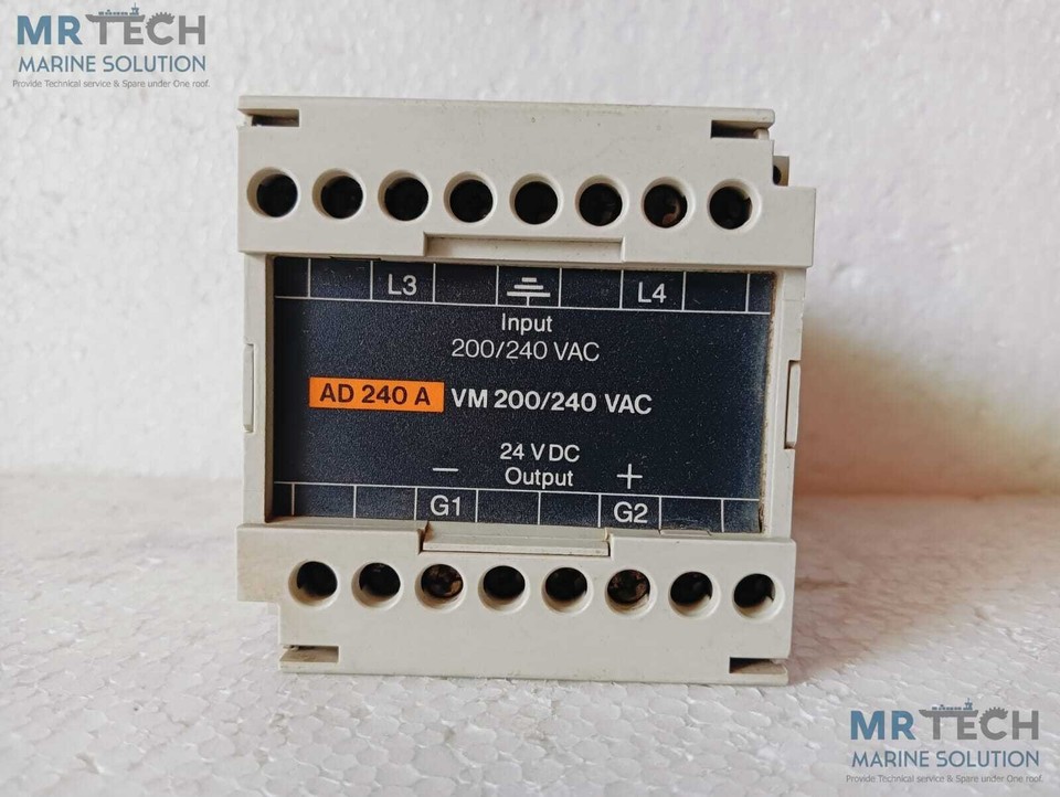Generac Ad 240 A Vm 200/240 Vac Relay Input: 200/240vac Output: 24vdc ...