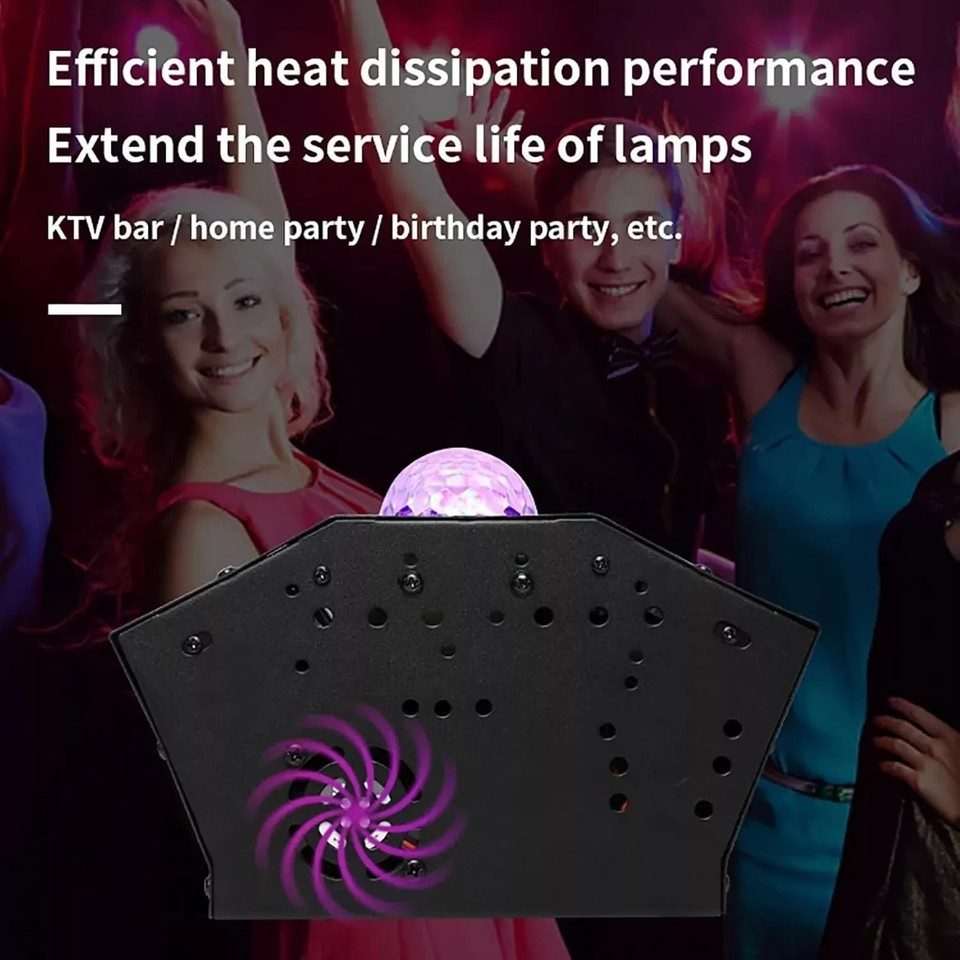 DMX RGB LED Laser Beam Scanner Projector DJ Disco Party Stage Strobe ...