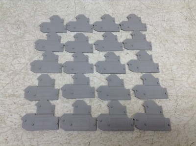 Phoenix Contact D-UKK3-MSTB-5,08L Gray Wire Terminal End Cap 5.08L Lot ...