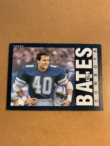 Bill Bates Topps 1985 Rookie Card Dallas Cowboys #38 RC | eBay