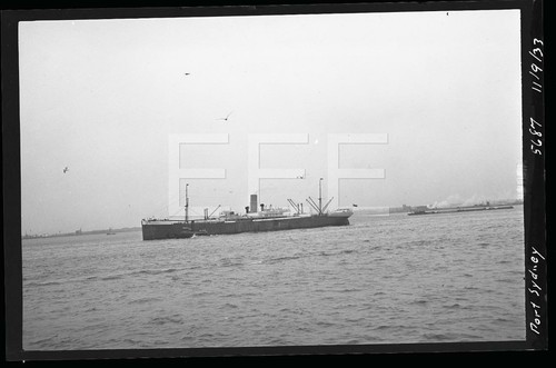 1933 SS Port Sydney Ocean Liner Ship Old Photo Negative 650B | eBay