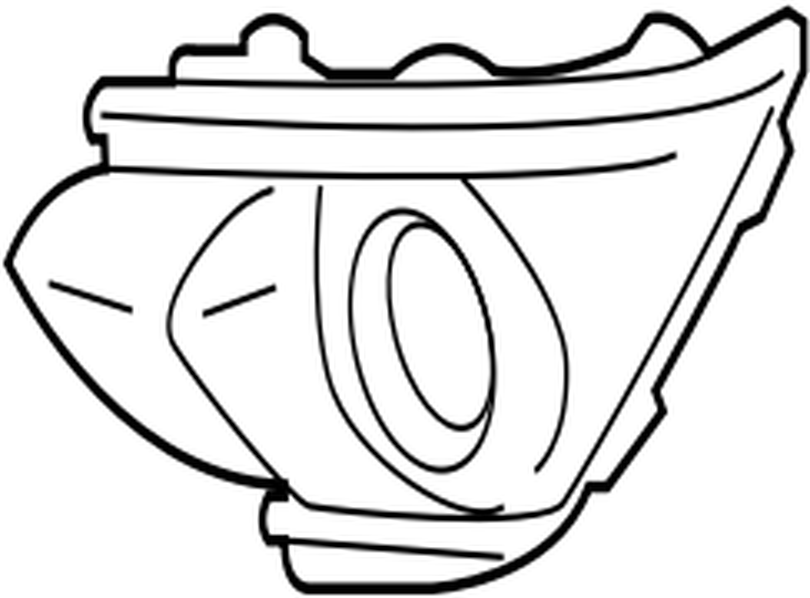 6402A389 Mitsubishi Garnish, fr bumper, lh 6402A389, New Genuine OEM ...