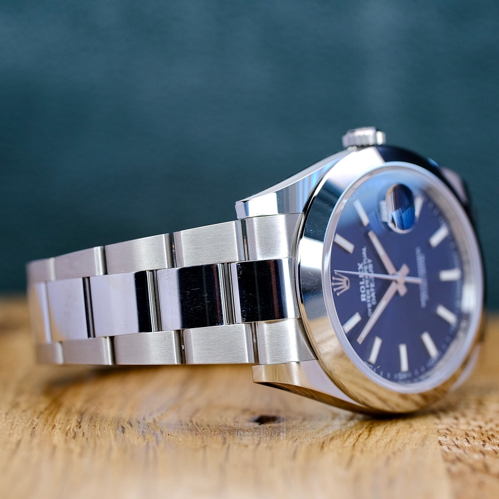 Rolex Datejust 126300 Silver Oyster Bracelet with Silver Bezel for sale ...