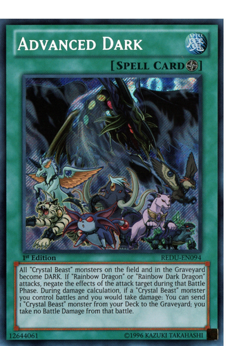 Yu-Gi-Oh! Advanced Dark REDU-EN094 Secret Rare NM+ EN | eBay