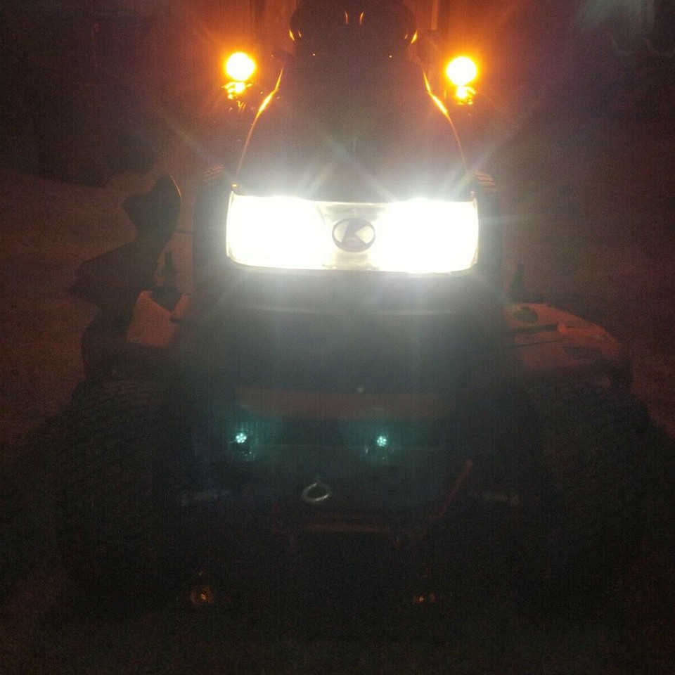 2X Bright LED Light Bulbs for Ford New Holland 3415 Headlights p ...