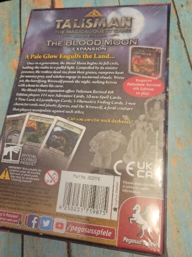 Talisman: The Blood Moon Expansion Magical Quest Game | eBay