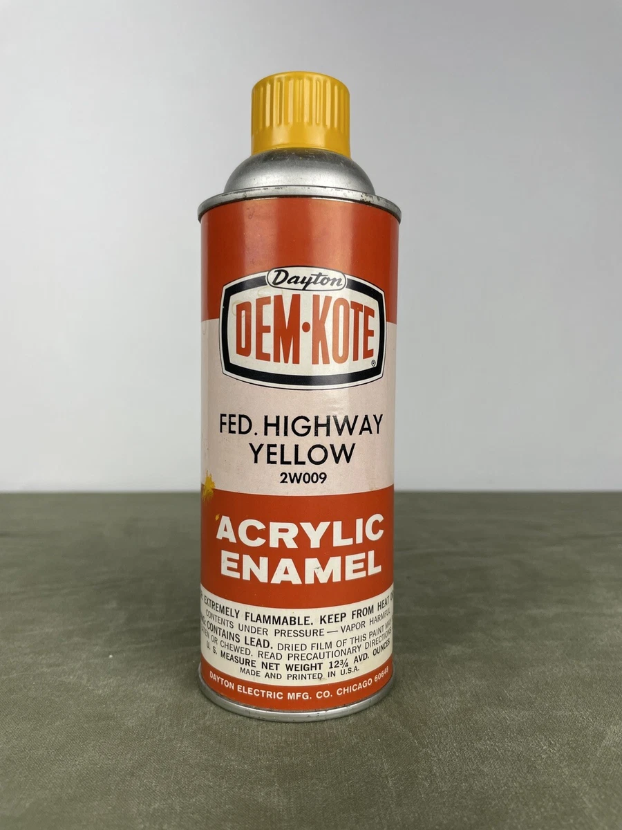 Federal Yellow Spray Paint