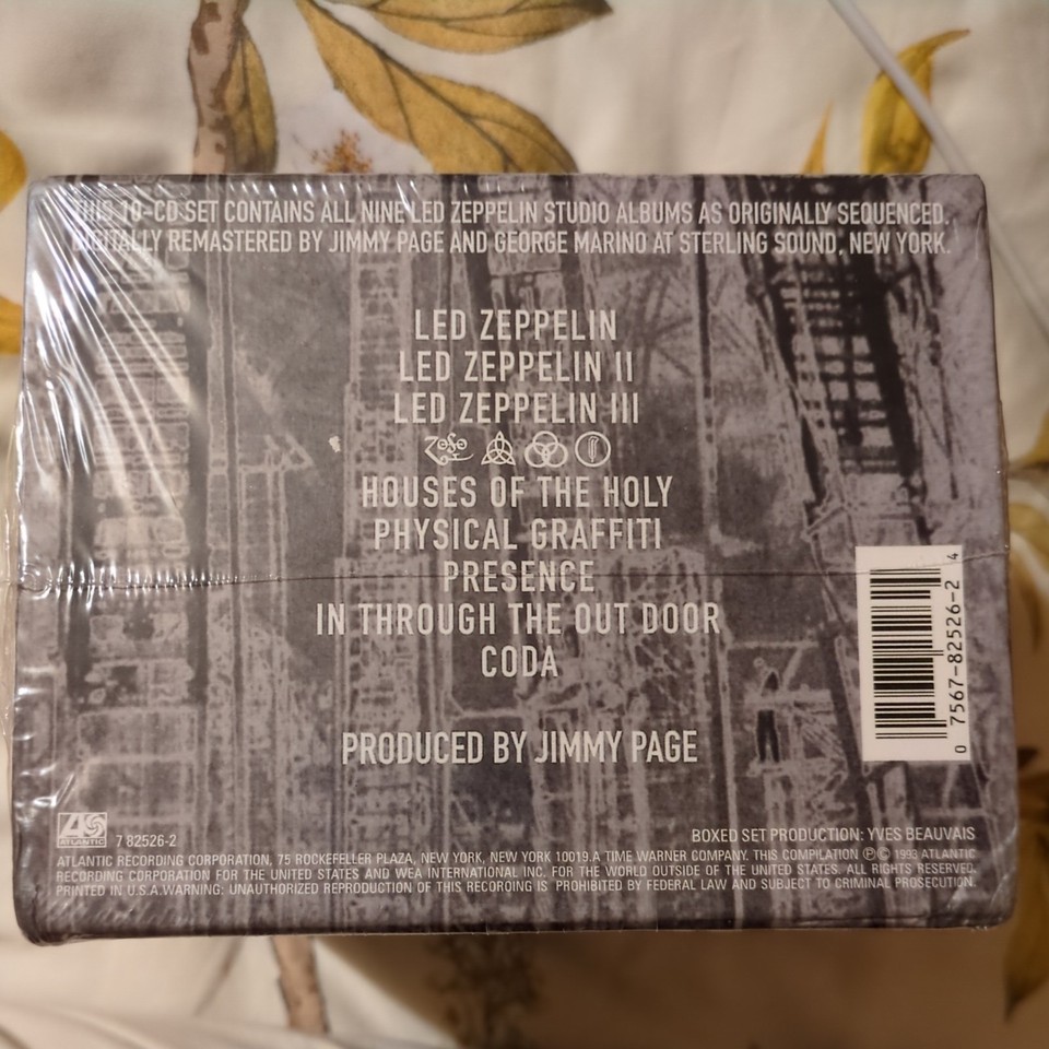 Led Zeppelin The Complete Studio Recordings Collection New SEALED Box ...