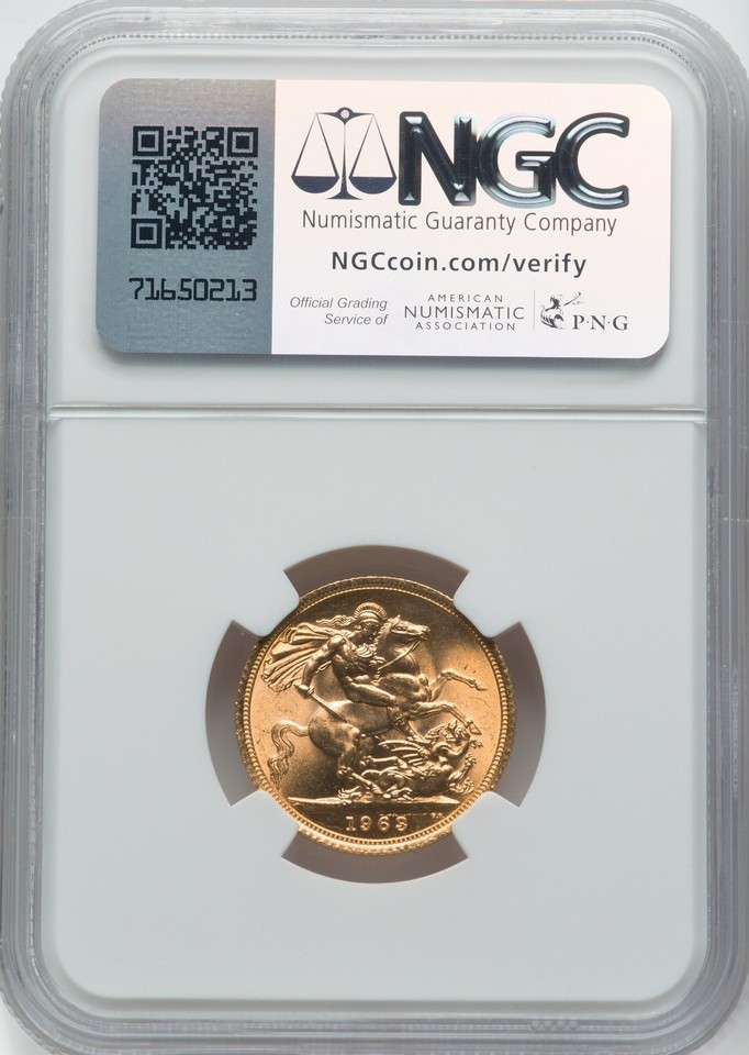 UK- Elizabeth II Sovereign - NGC MS65 - RARE SO CHOICE - NICE SOFT ...
