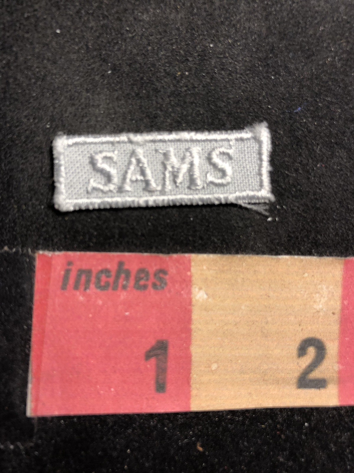 Small SAMS Name / Tab Patch C77N | eBay