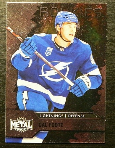2020-21 20/21 Skybox Metal Universe SP ROOKIE #146 Cal Foote TB ...