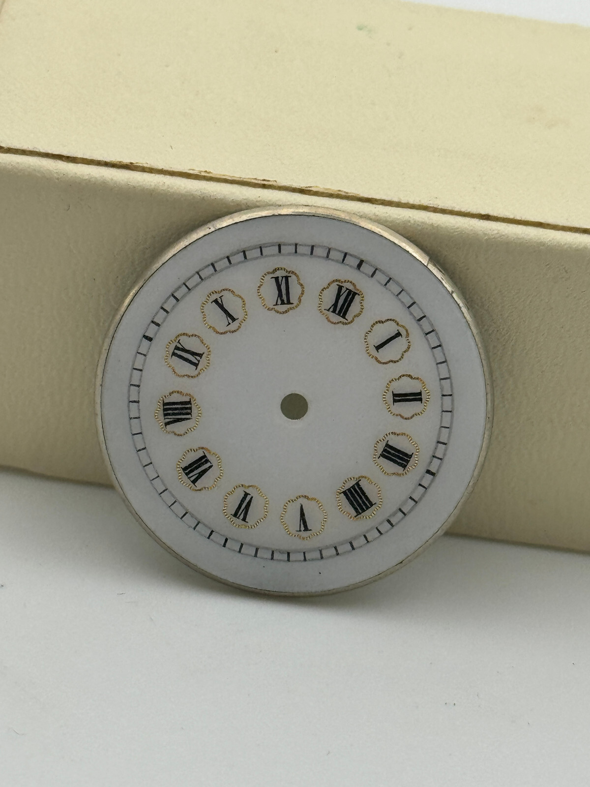 Anonymous Pocket Watch Dial Porcelain Cylinder 25.8mm - Gem