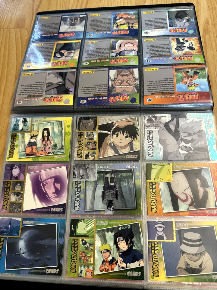 Naruto CCG Lot 1000 Cards ninja/mission/jutsu with Rare Panini TCG in 2 ...