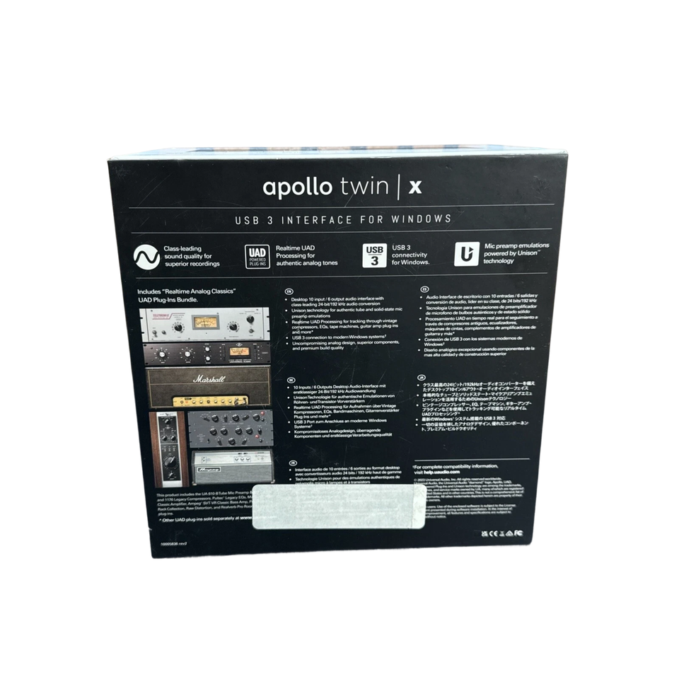 Universal Apollo Twin X Duo USB-C Audio Interface Heritage Edition ...