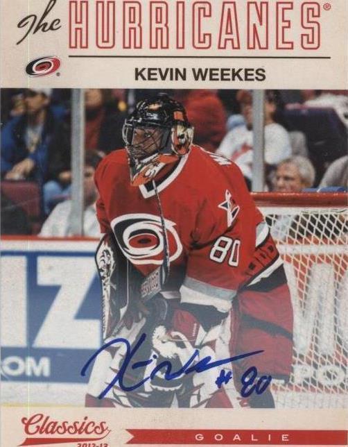 2012-13 Panini Classics Signatures - Kevin Weekes #80 Autographs (AU ...