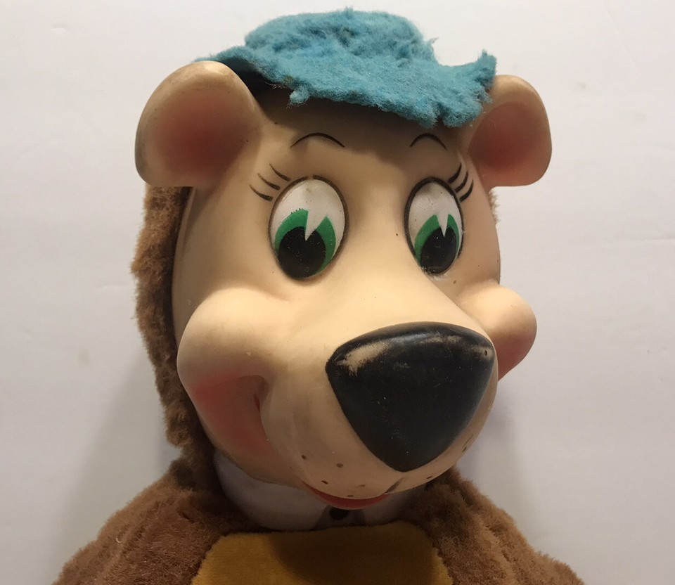Vintage 1959 Knickerbocker YOGI BEAR Huckleberry Hound Toy Stuffed ...
