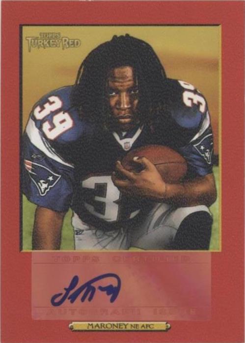 2006 Topps Turkey Red - Autographs Laurence Maroney #TRA-LM Red /50 (AU ...